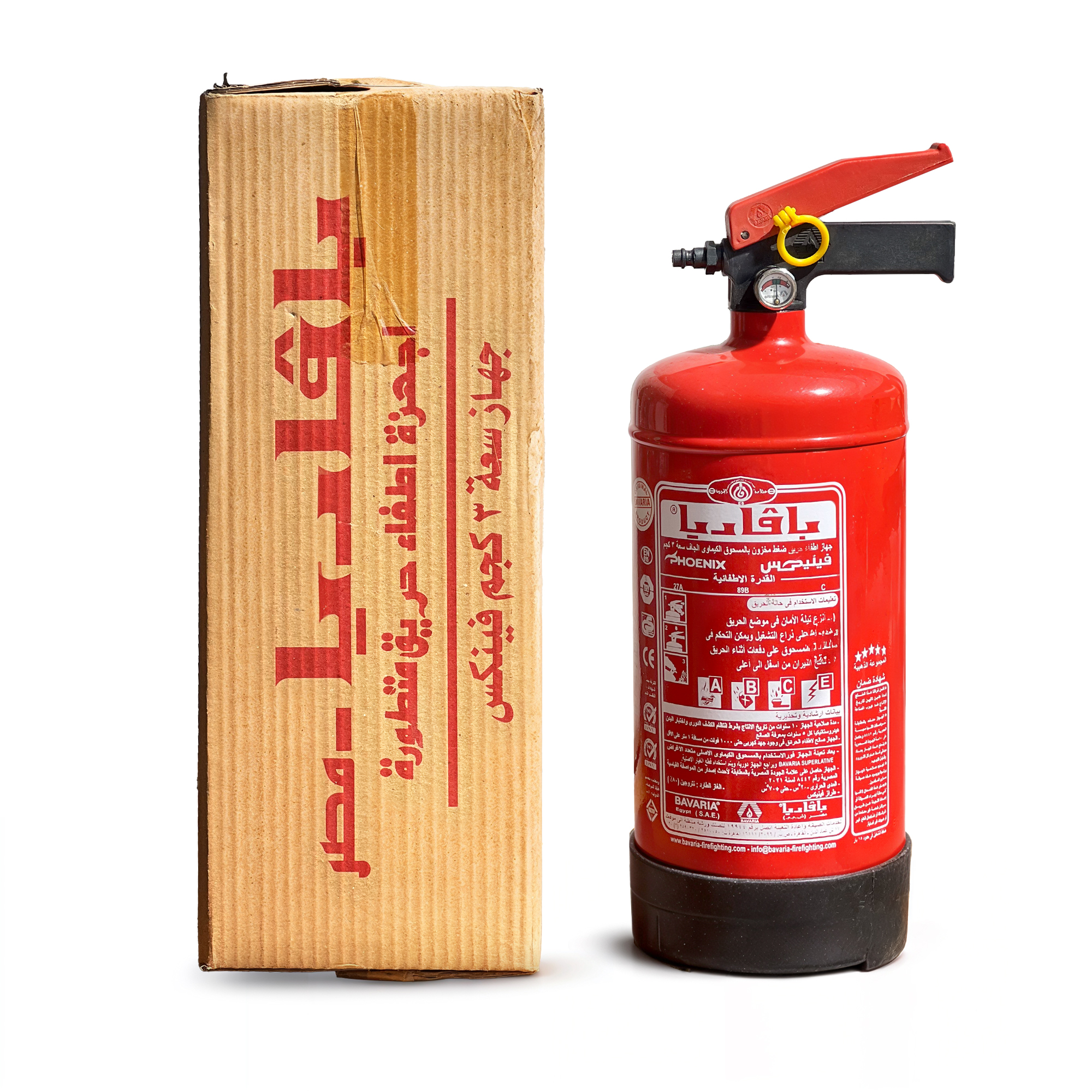 Dry Chemical Powder Fire Extinguisher – 3 kg (Bavaria Brand) – Anti Fire